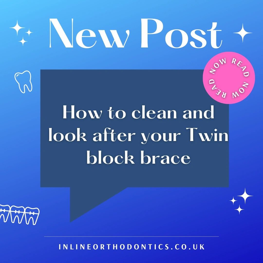 How to clean and look after your Twin block brace