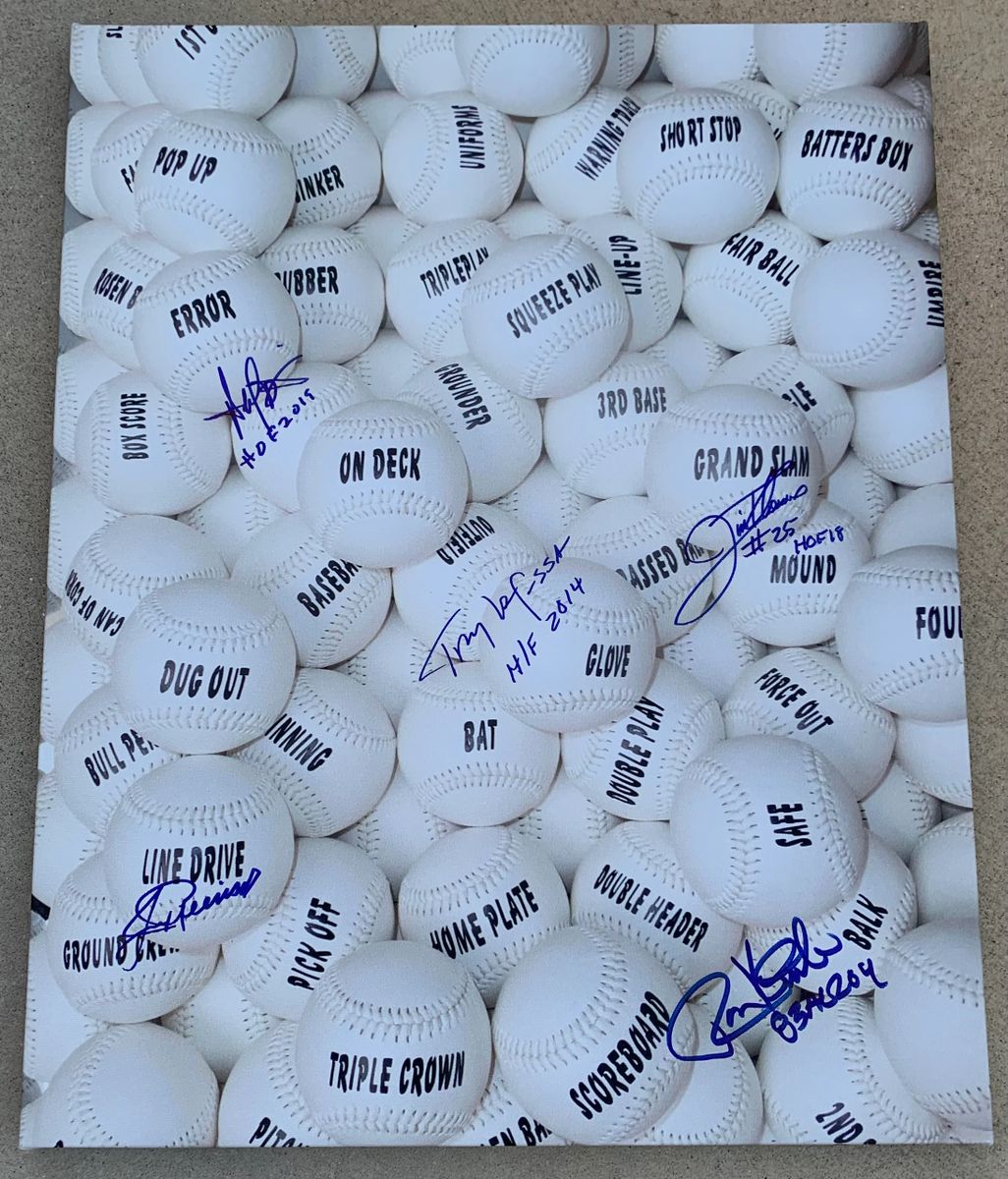 16" x 20" Autographed Canvas