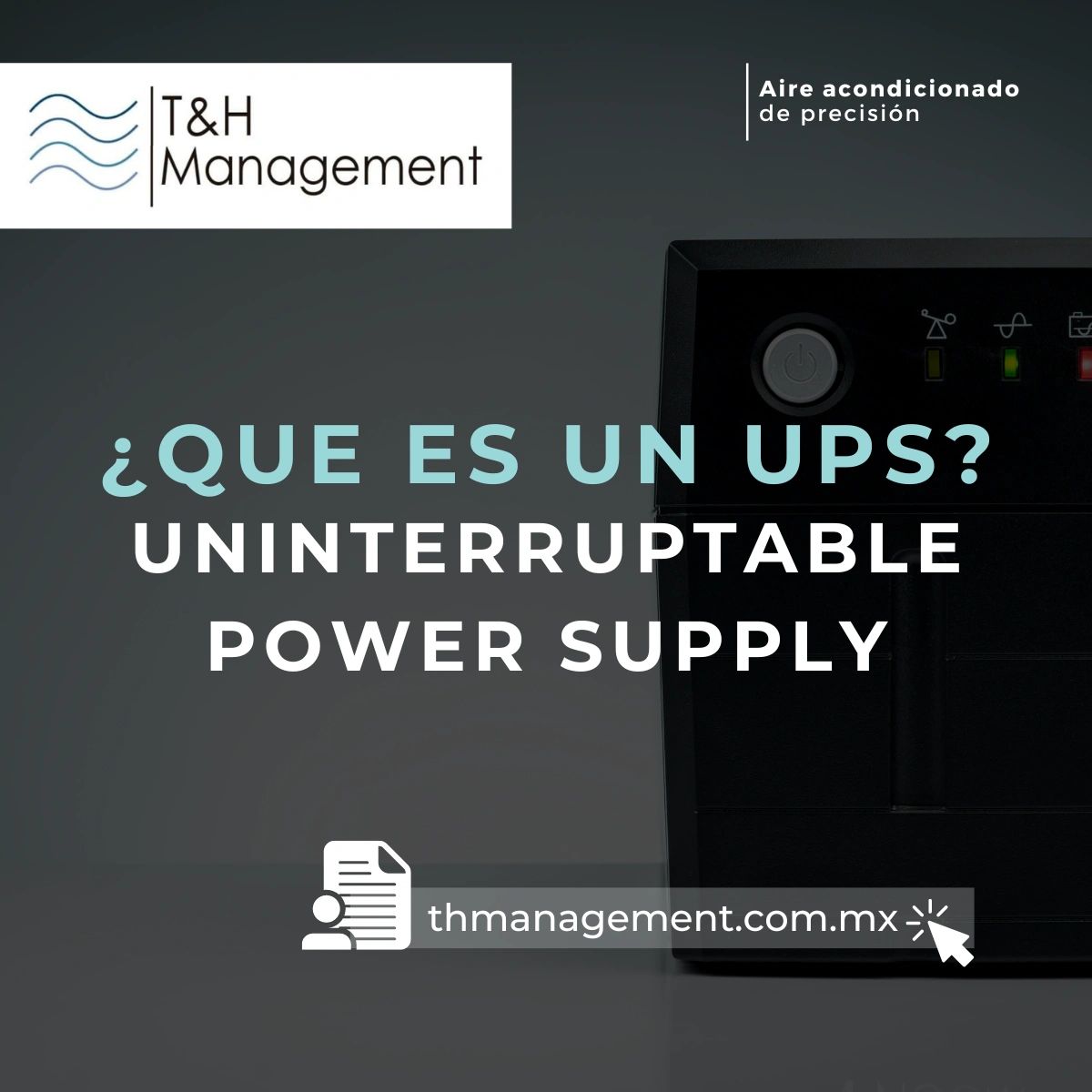 ¿Que es un UPS? Uninterruptable Power Supply