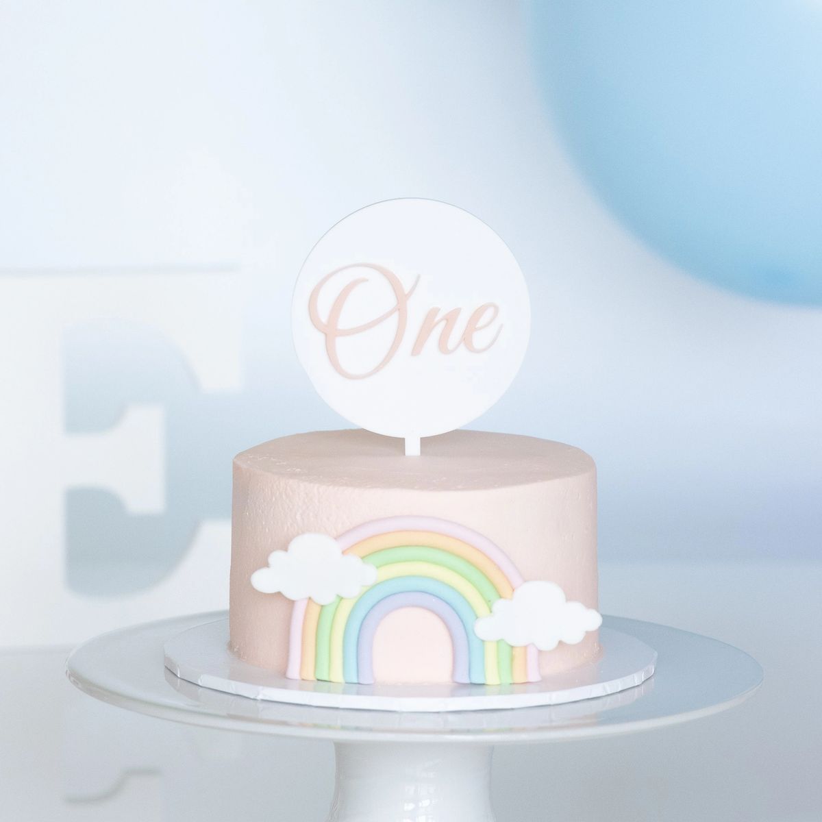 3D One Cake Topper