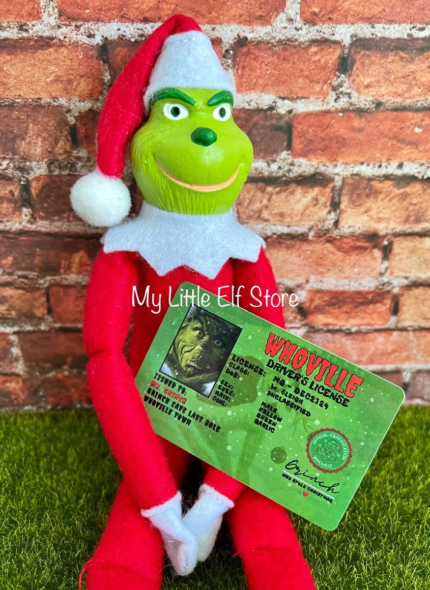 Grinch Inspired Drivers License