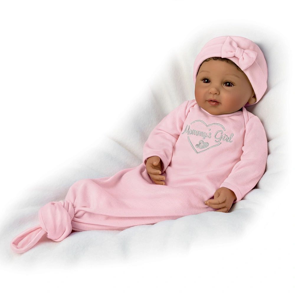 Ashton Drake Mommy's Girl Realistic Baby Doll With Magnetic Pacifier by ...