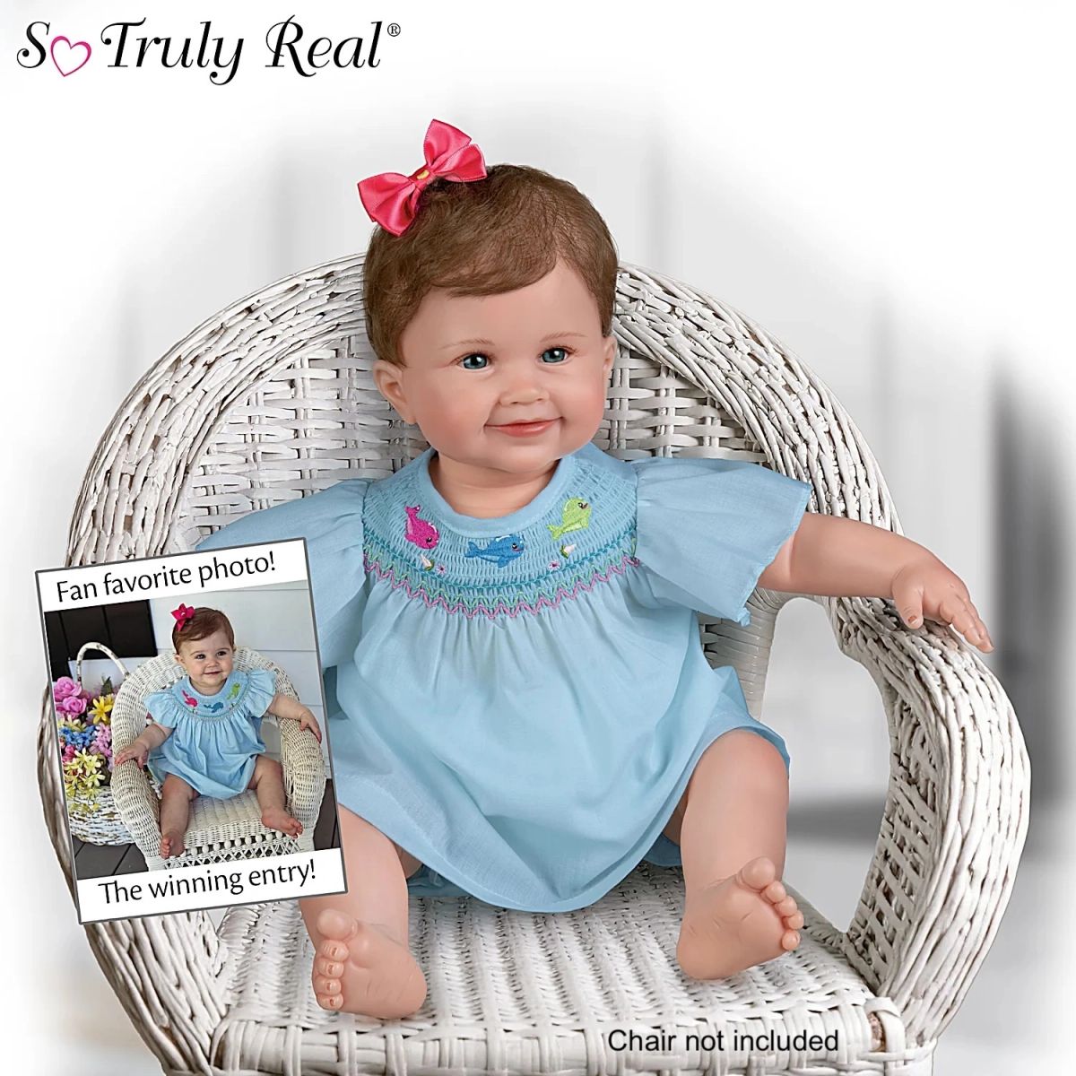 Ashton Drake Riley Baby Girl Doll 12th Annual Baby Photo Contest Winner ...