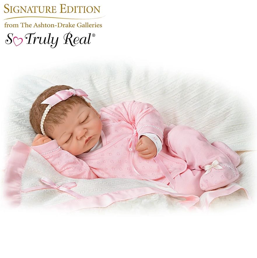 Ashton Drake Signature Edition Emily 20th Anniversary Lifelike Baby ...