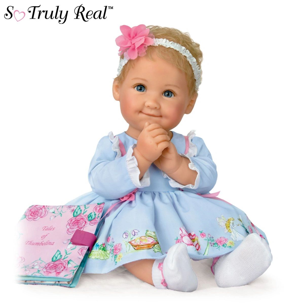 Ashton Drake Story Time With Maria Poseable Baby Doll With Cloth ...