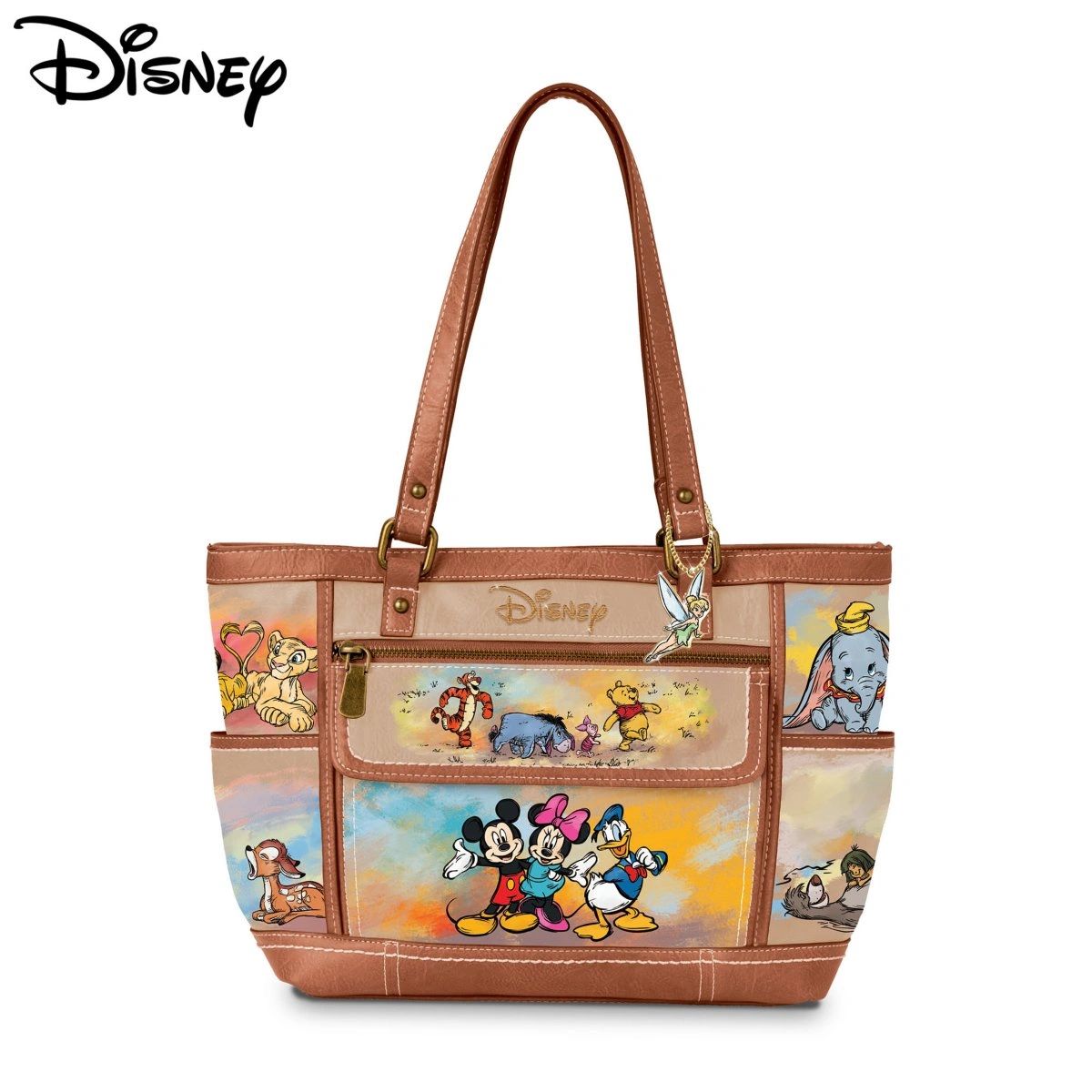 Disney Masterpiece Of Magic Designer-Style Handbag Featuring Over 20 ...