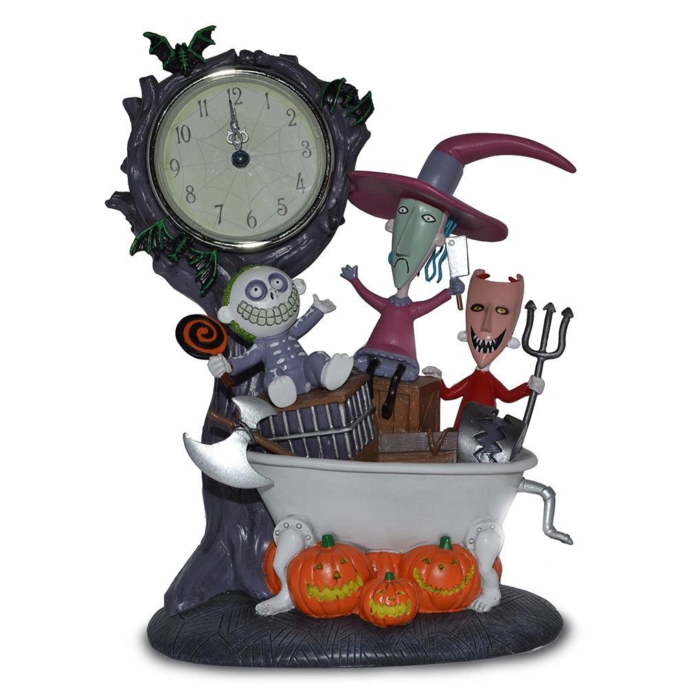 Disney Tim Burton's The Nightmare Before Christmas Trio Of Terror Clock ...
