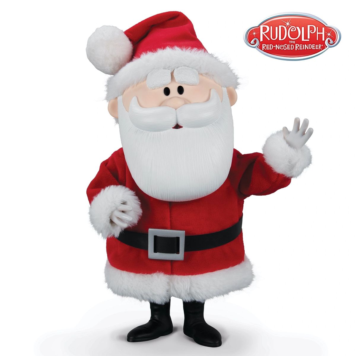 Rudolph The Red-Nosed Reindeer Santa Collectible Figure by The Ashton ...