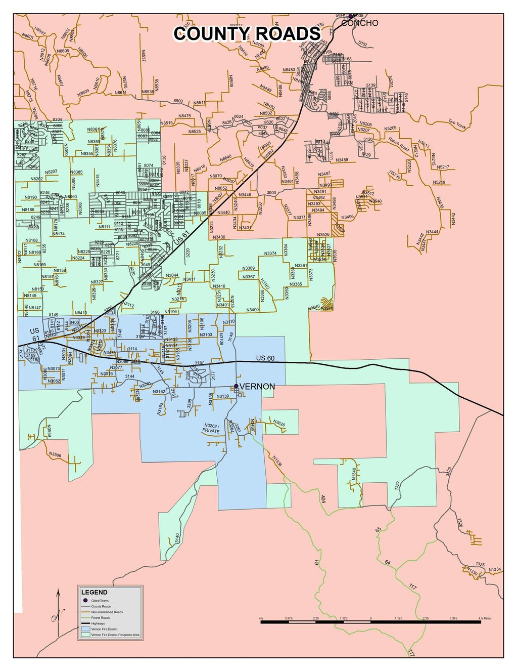 District Map | Vernon Fire District