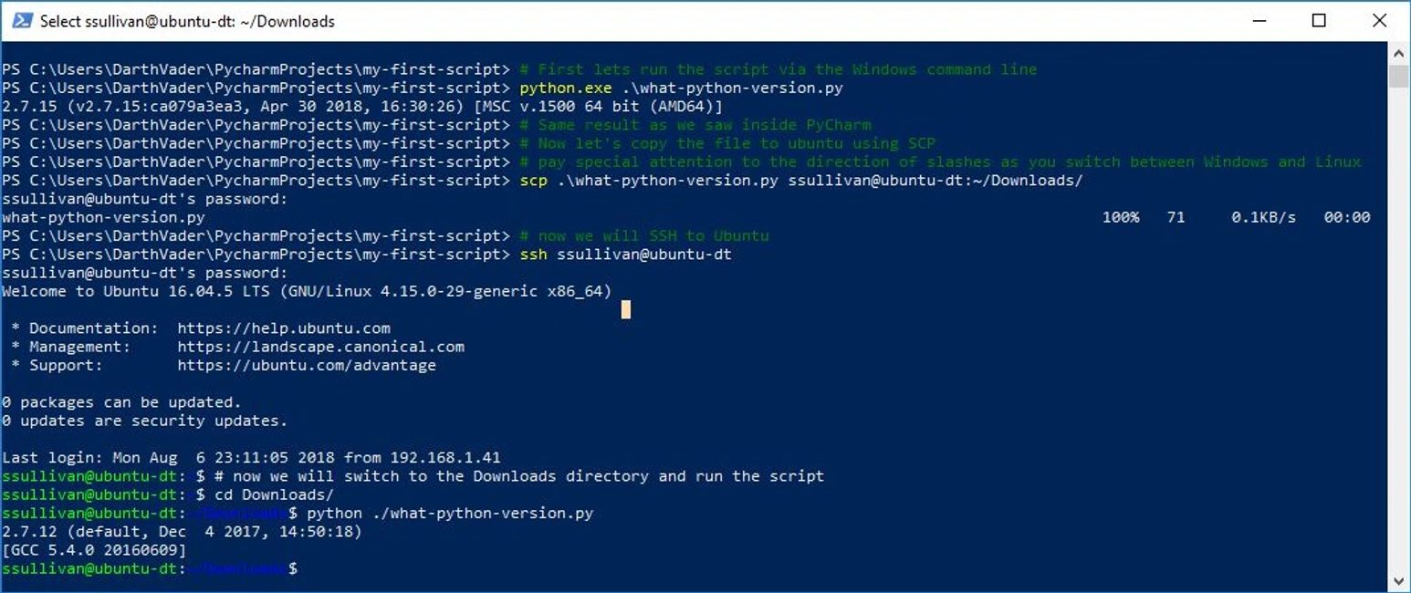 Run Python Script via CLI | Ugli Scripting