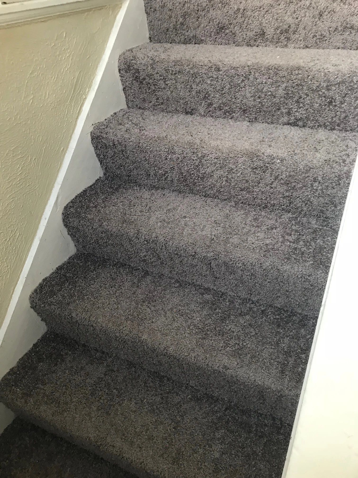 How to measure and figure carpet for steps.
