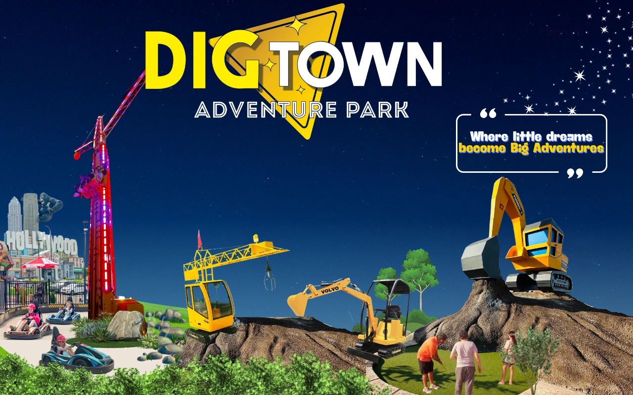 Construction Themed Adventure Park - Dig Town