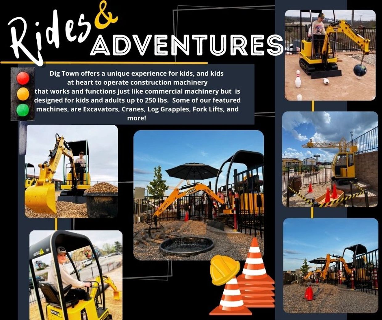 Construction Themed Adventure Park - Dig Town