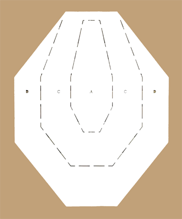 Target Stencil - IPSC - SKU: T1771-03