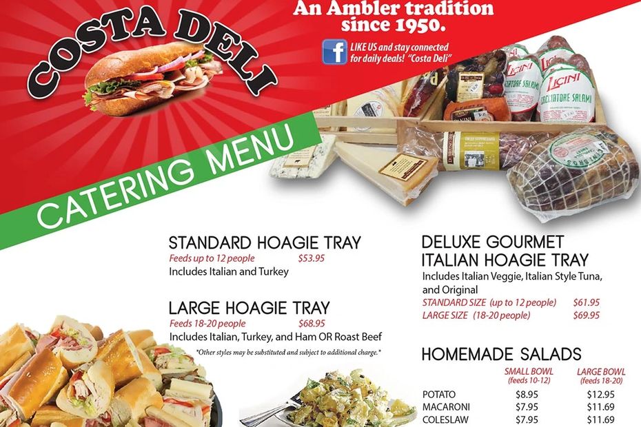 MENU | Costa Deli of Ambler