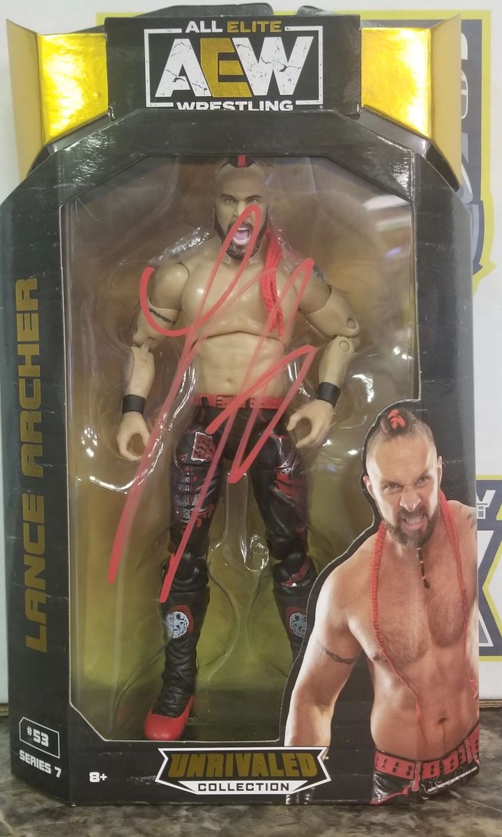 Lance Archer AEW Unrivaled Series 7 Action Figure SIGNED Lance Archer AEW Unrivaled Series 7 Action Figure SIGNED