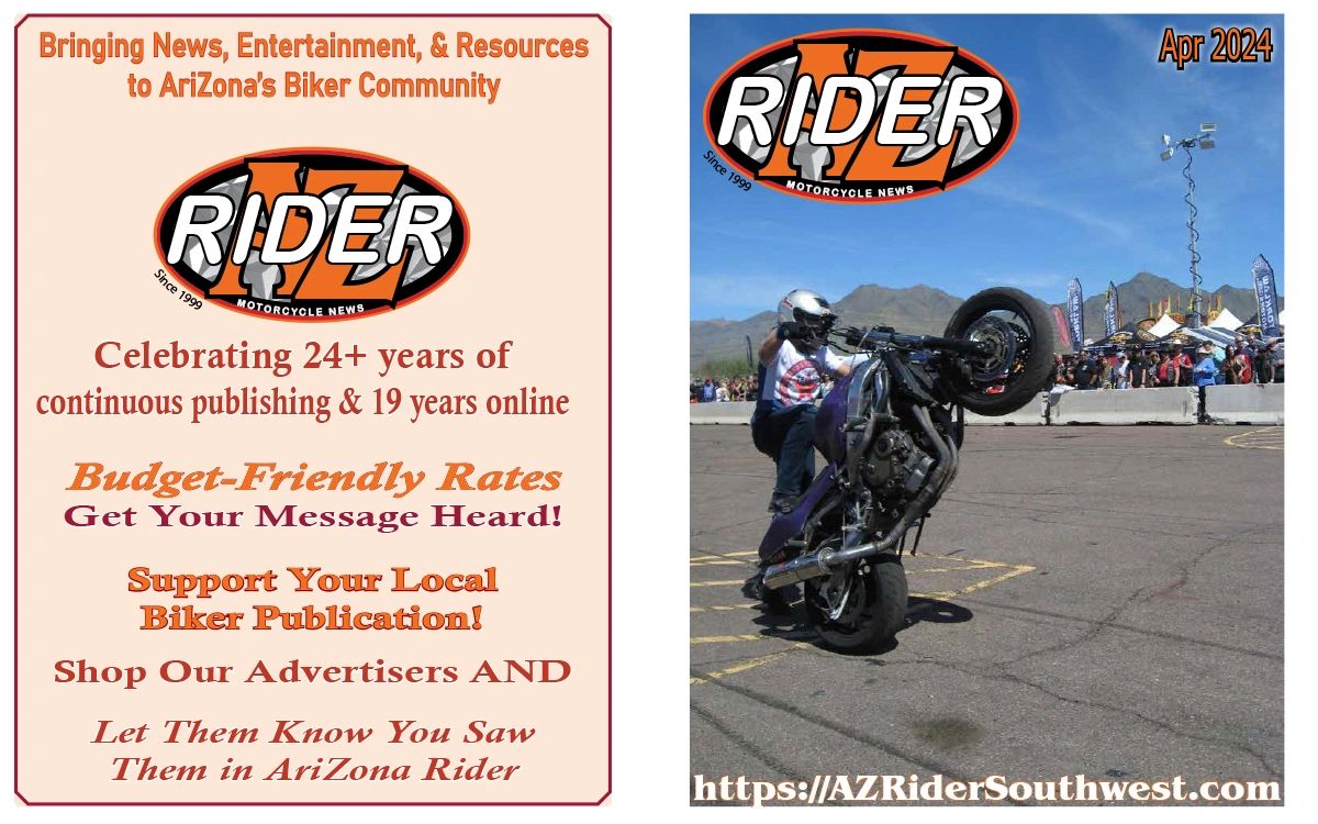 AZ Rider Motorcycle News - Motorcycle News, Motorcycles, Bikers