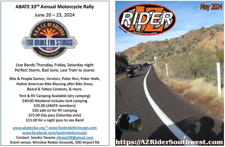 AZ Rider Motorcycle News - Motorcycle News, Motorcycles, Bikers