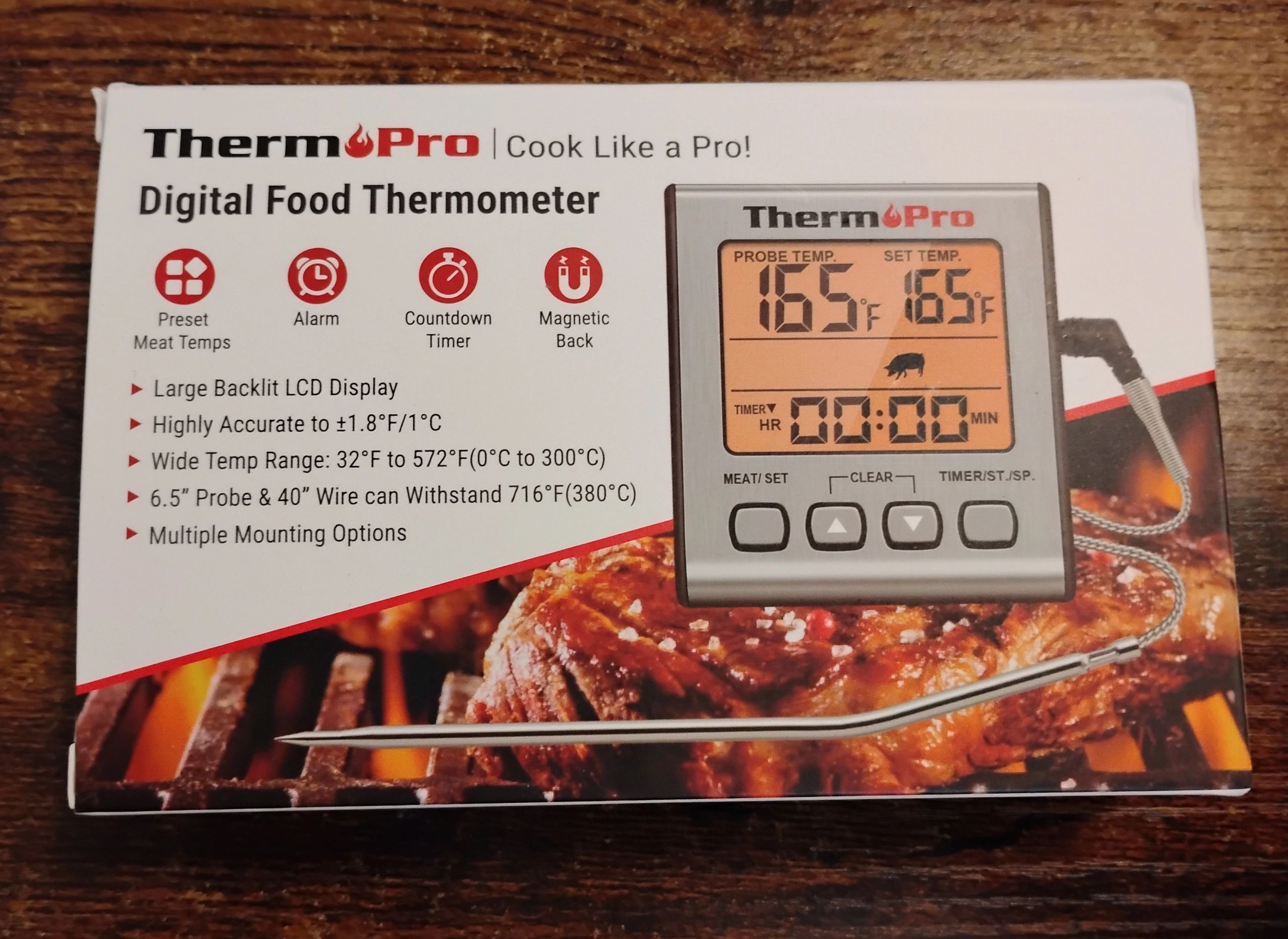 A Digital Thermometer = winner, winner, proper temp dinner