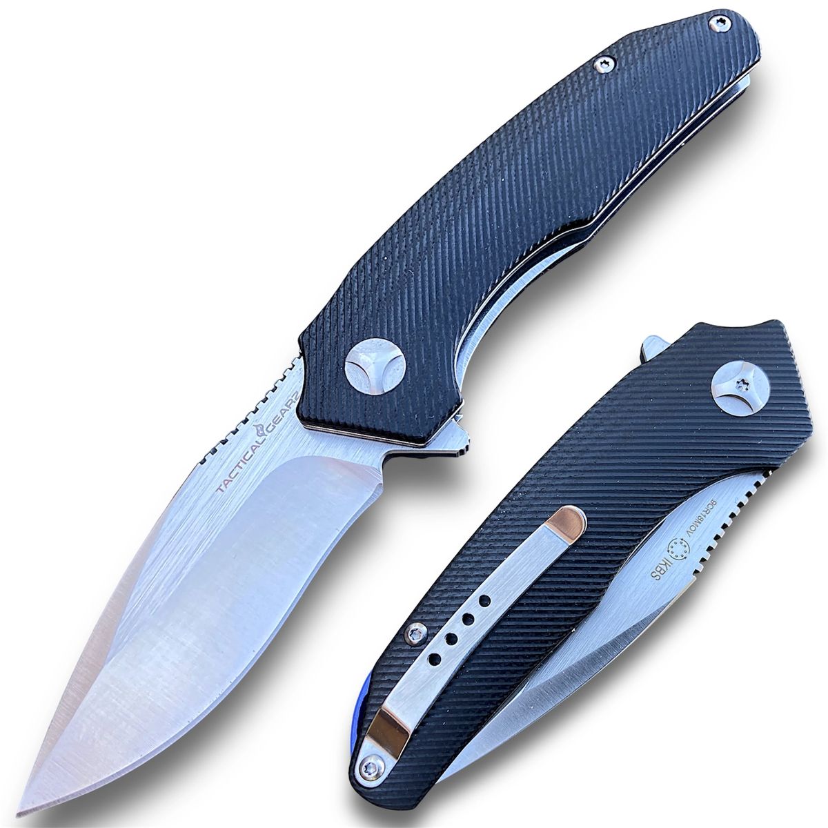 G10 Pocket Knife! TG Xeno, G10 Handle! Razor Sharp Stainless Steel ...