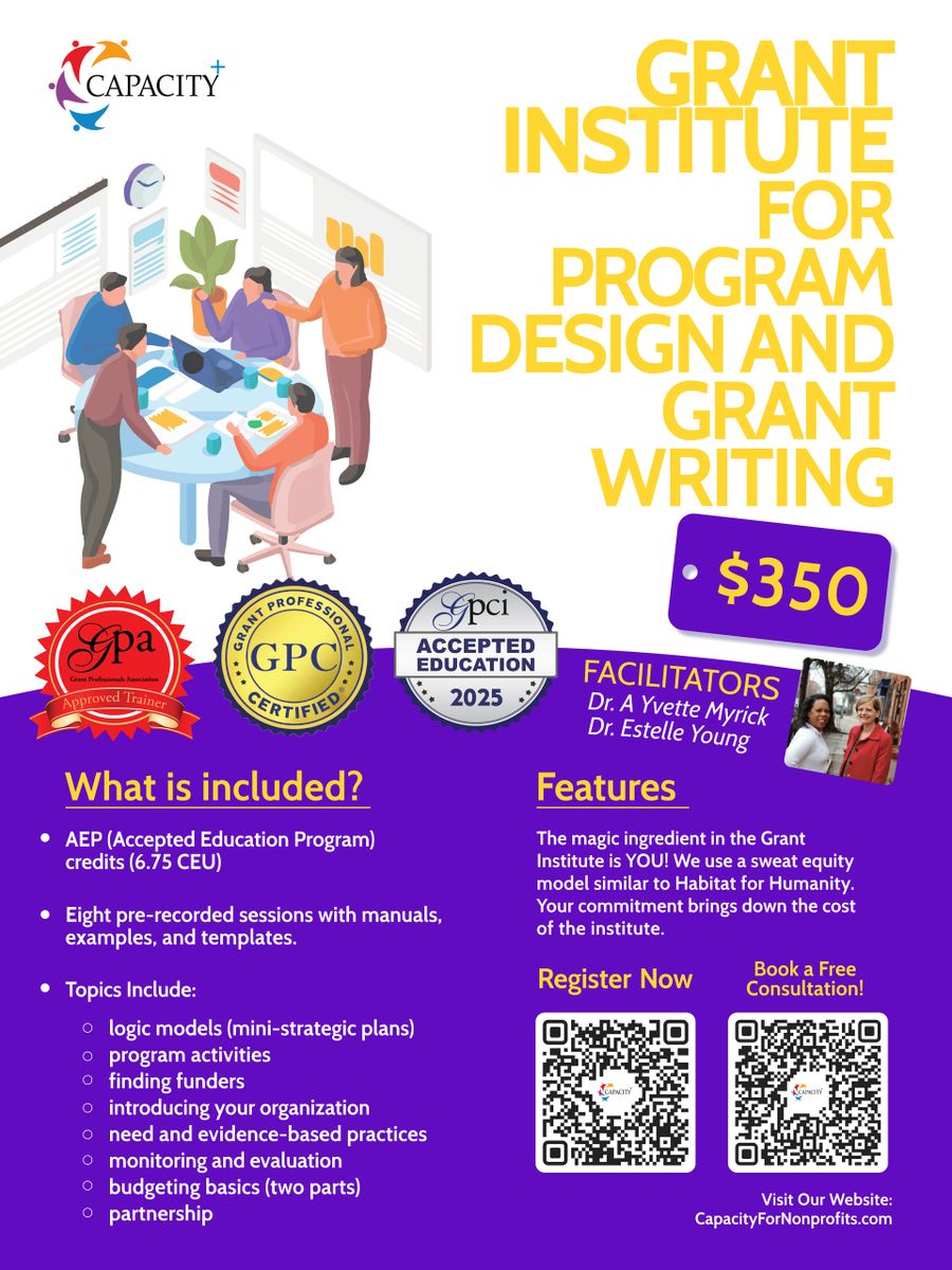 Grant Institute for Program Design and Grant Writing