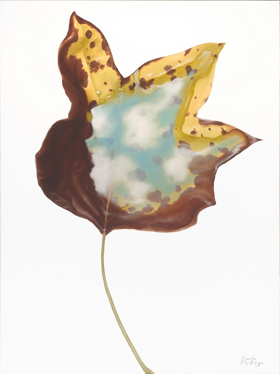 "Reflections of Freedom Leaf V" 11 x 14" vertical giclee print