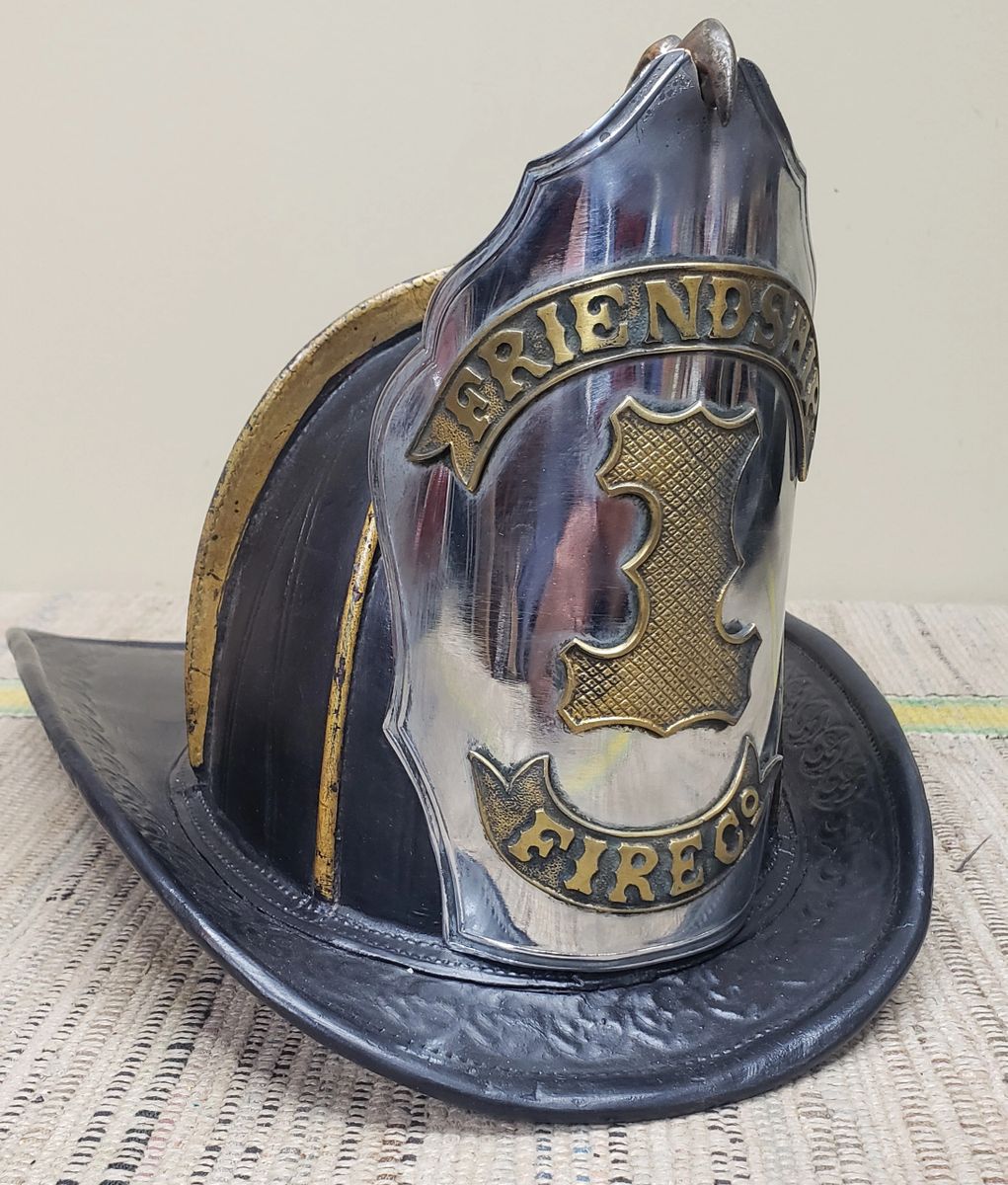 High Eagle Metal Front Helmet FRIENDSHIP 1 FIRE CO