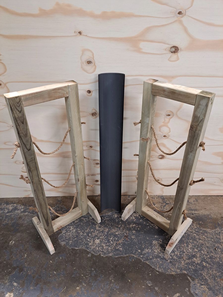 Wooden Gutter Stands