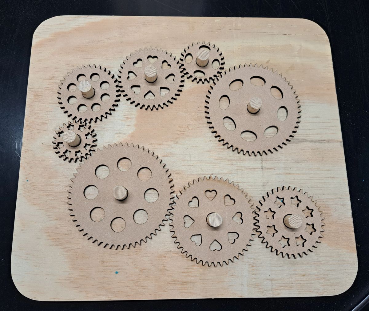 Wooden Cog Puzzle - School, Nursery, Childminder, Educational