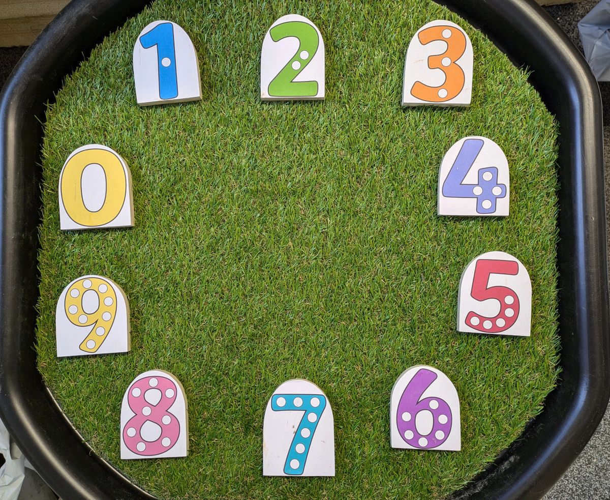 Small World/ Tuff Tray Count With Me Numbers