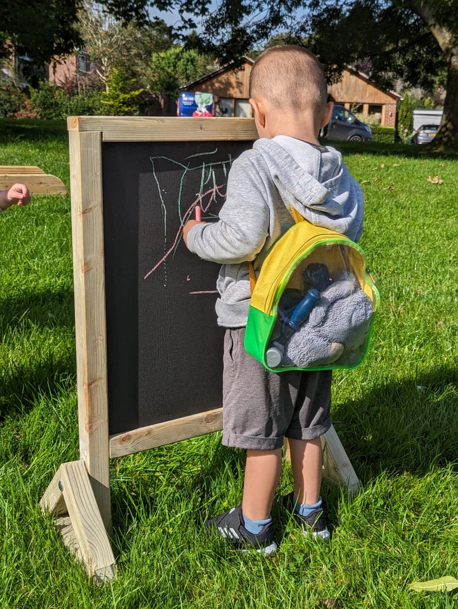 Wooden Freestanding Blackboard Frame