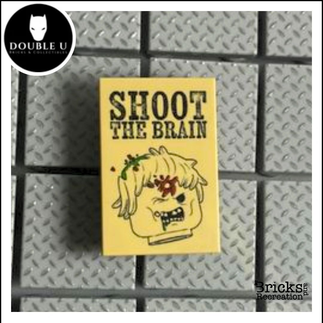 "Shoot the Brain" Printed Tile