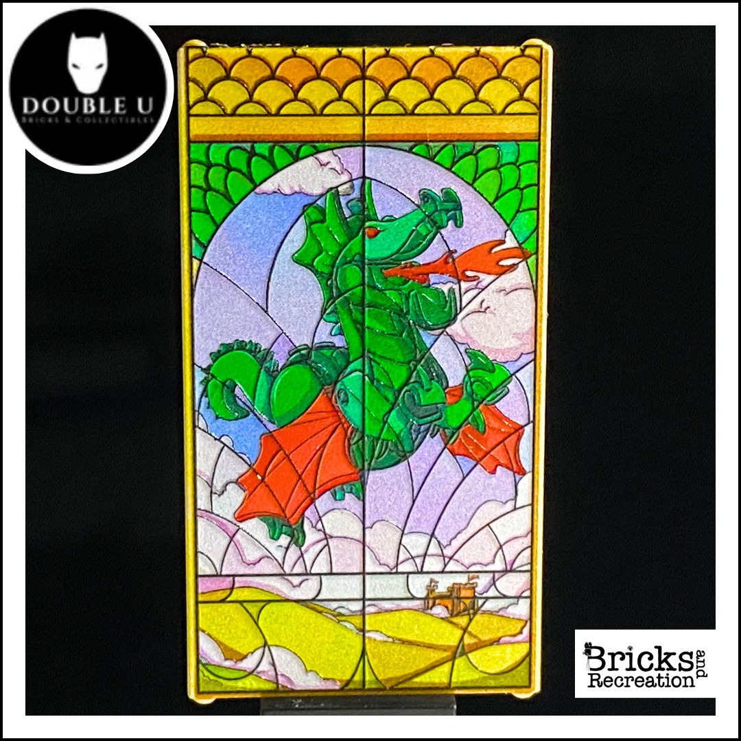Dragon: Stained Glass Window Panel