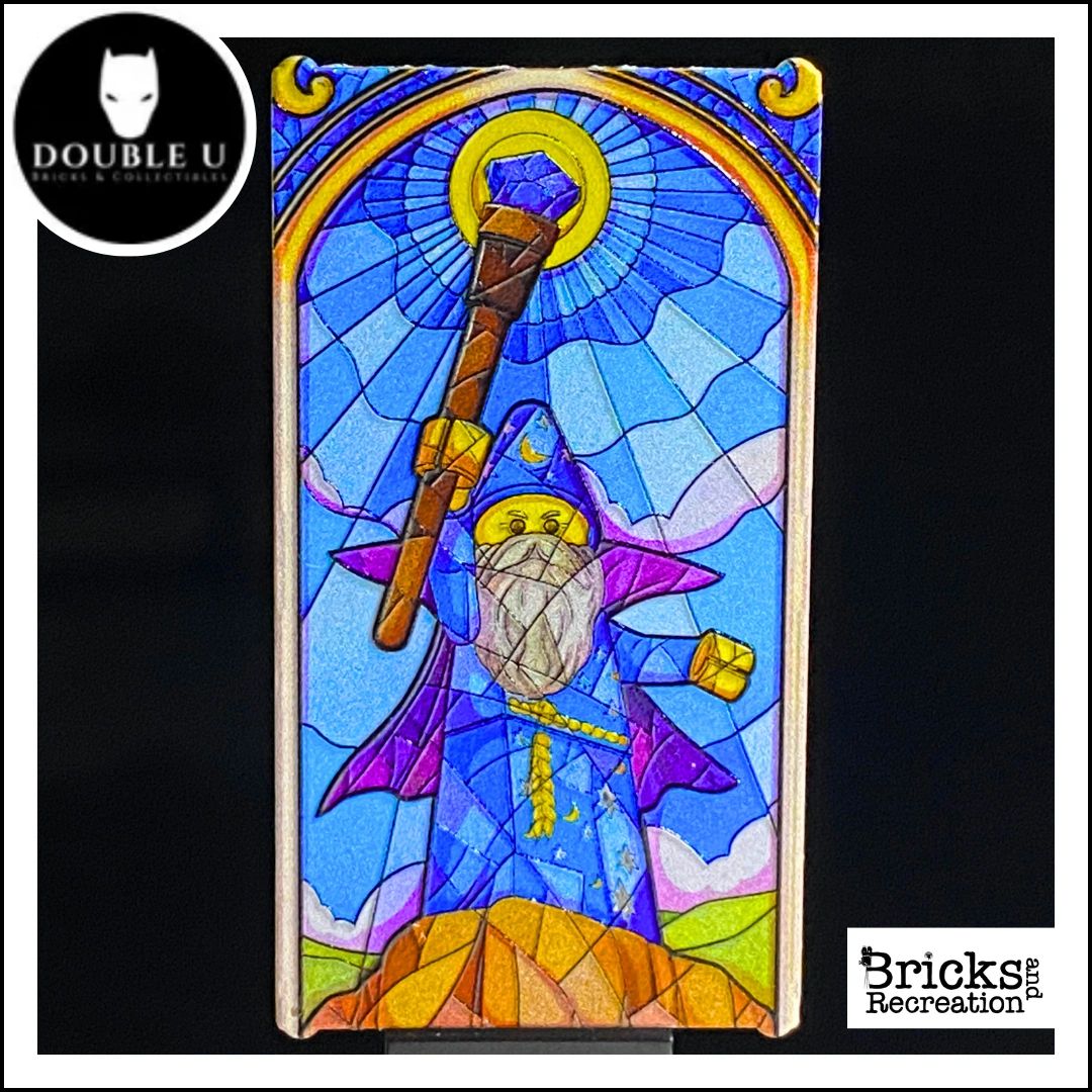 Wizard: Stained Glass Window Panel