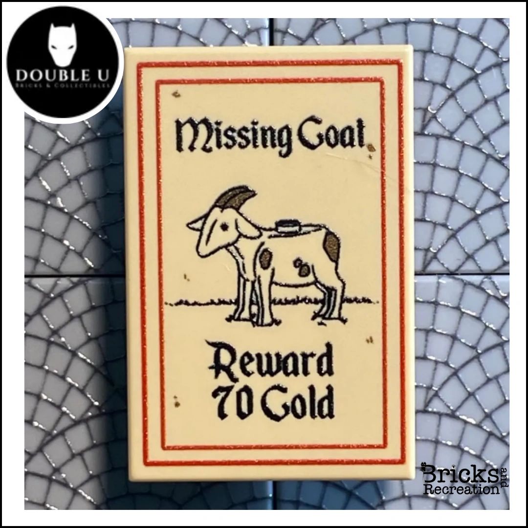 "Missing Goat-Reward 70 Gold" Printed Tile