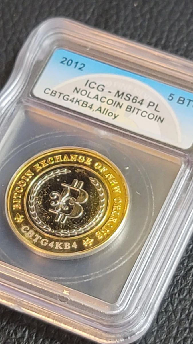 NolaCoin 5BTC Alloy Exchange of New Orleans