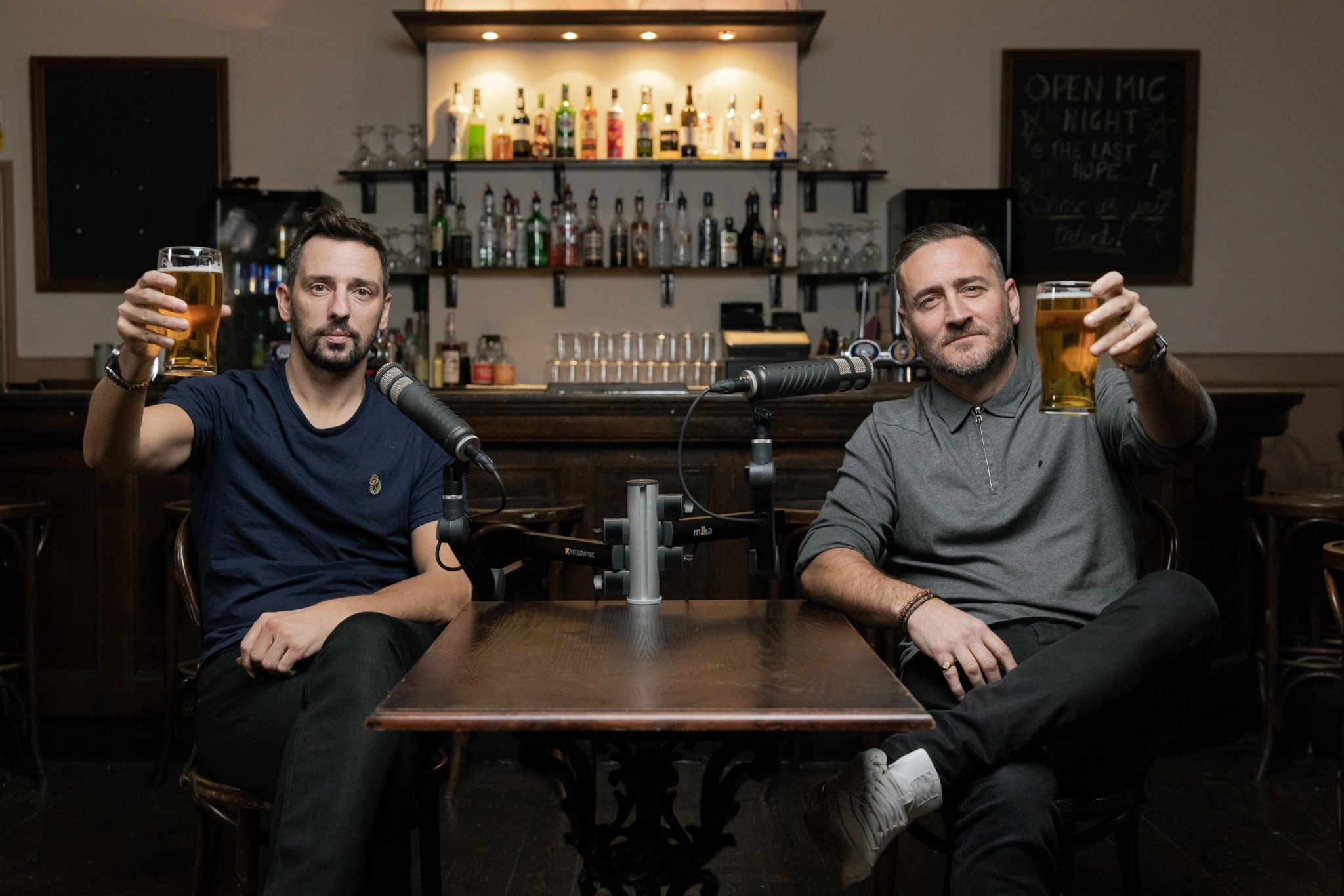 Two Pints Podcast with Will Mellor and Ralf Little on tour