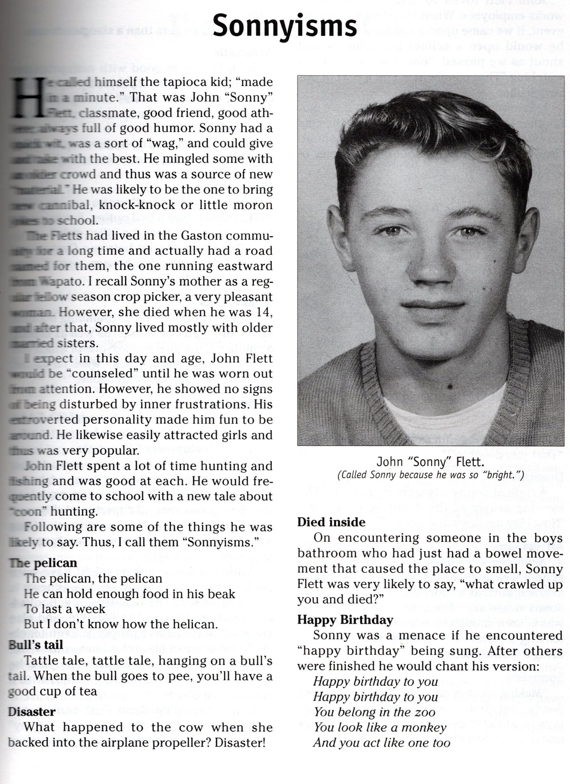 John Flett: The intellect behind the smile