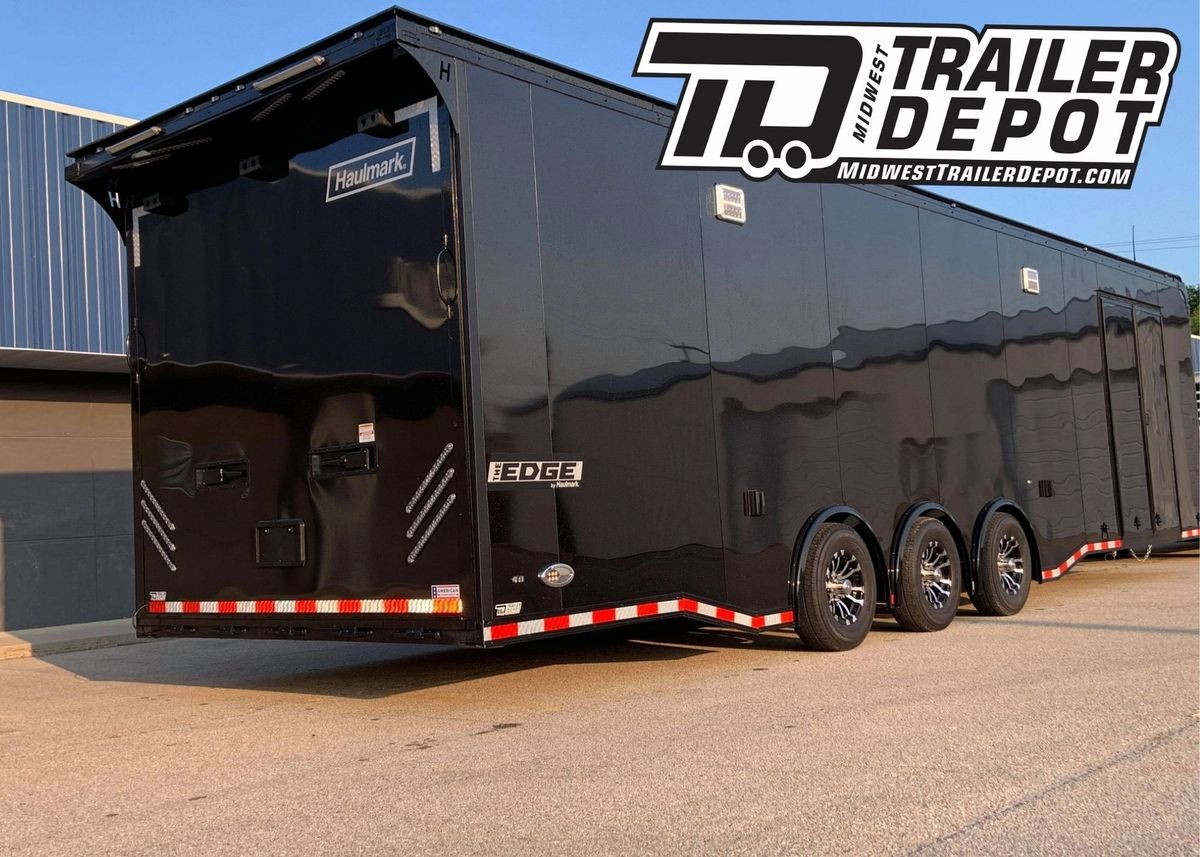 (SOLD) 2021 32' Haulmark Edge Race Trailer Fully Loaded