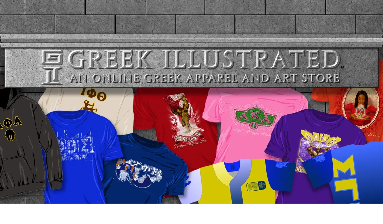 Shop the latest Greek apparel at Greek Illustrated