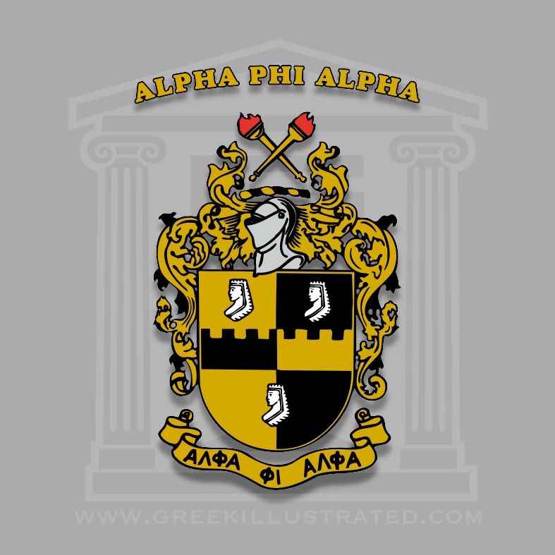 Alpha Phi Alpha - Crest Logo for vinyl stickers - Digital Download