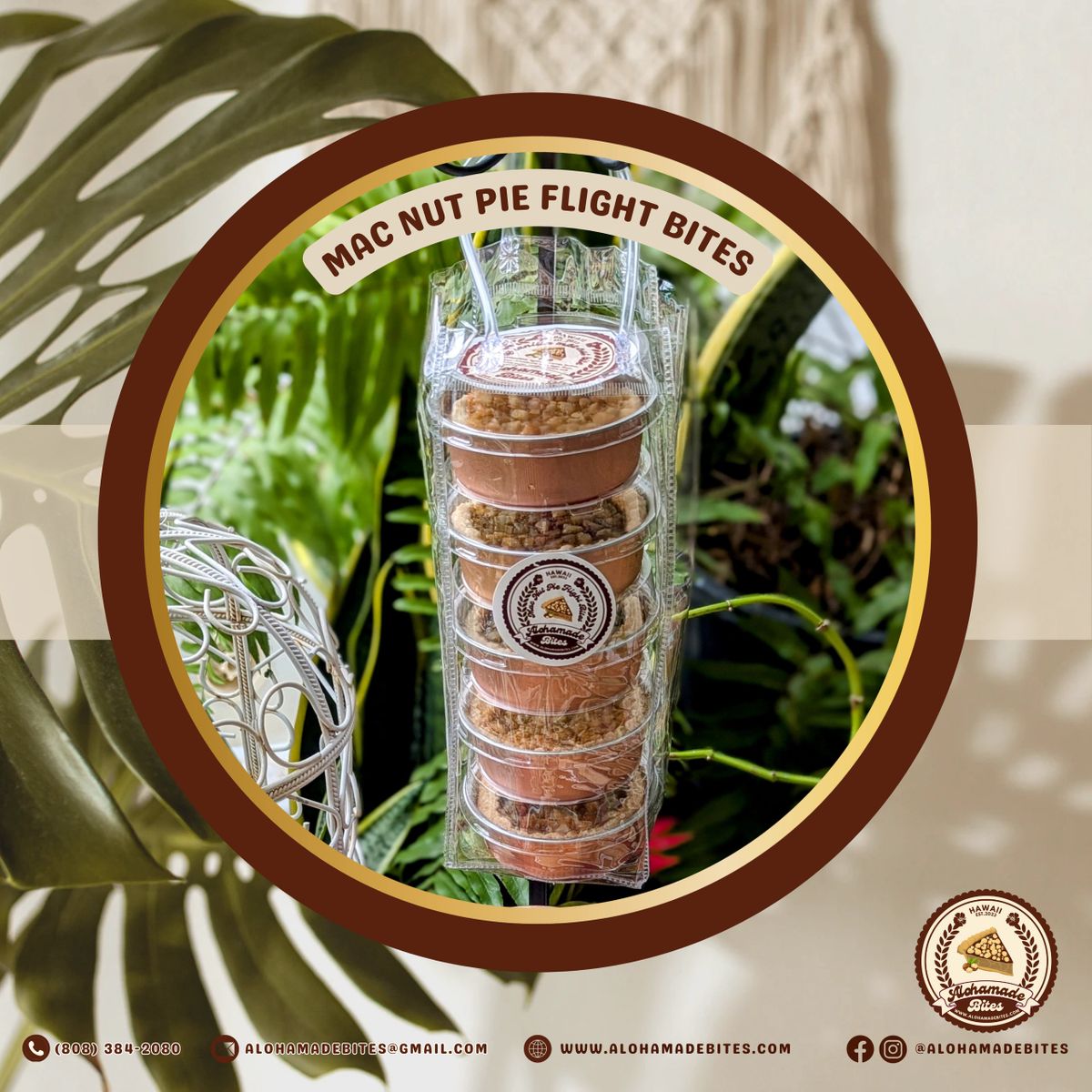 Mac Nut Pie Flight Bites - Signature