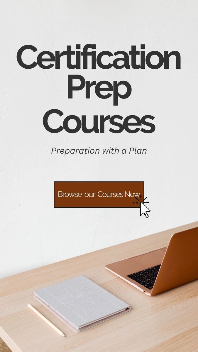 Certification Prep Courses
