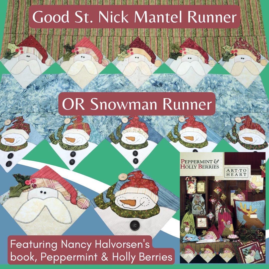 7/23 & 7/30 Good St. Nick Mantel Runner (Wednesday) 6:30 - 9 PM Two ...