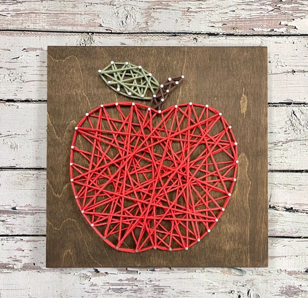 Apple String Art
