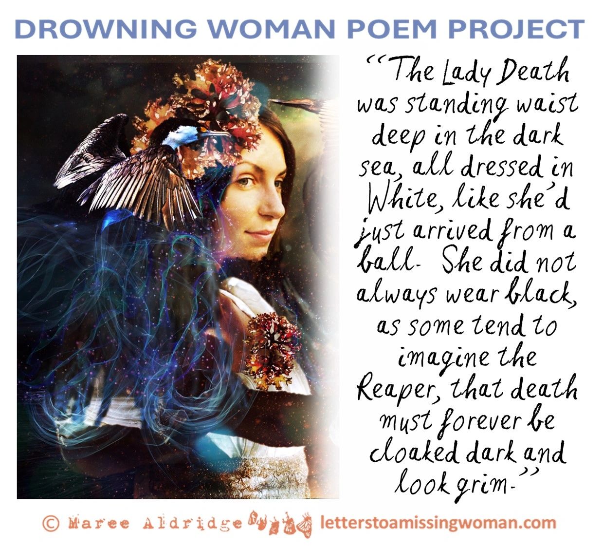 Two years of the "Drowning Woman" poem project