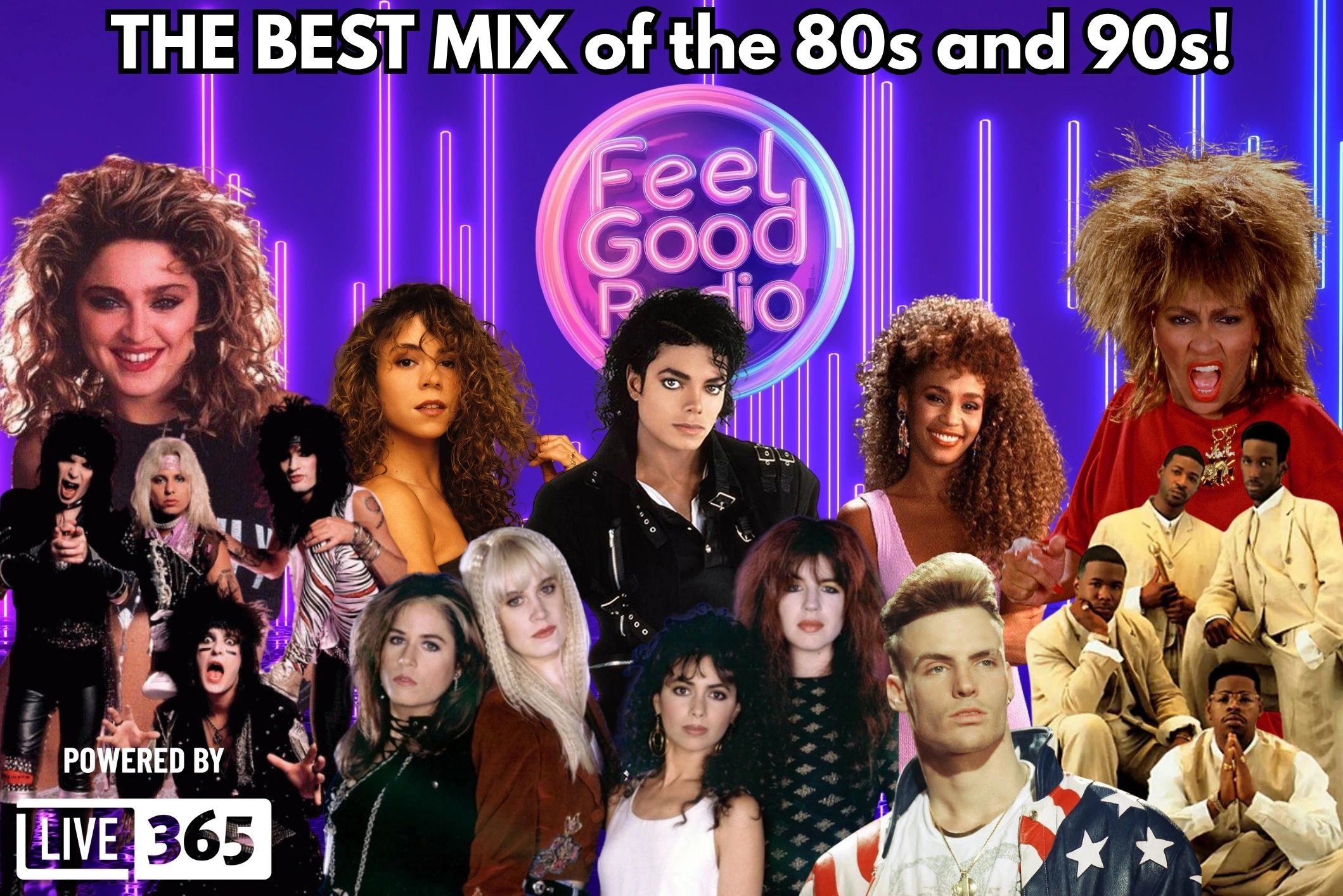 Feel Good Radio: THE BEST MIX of music from the 80s and 90s!