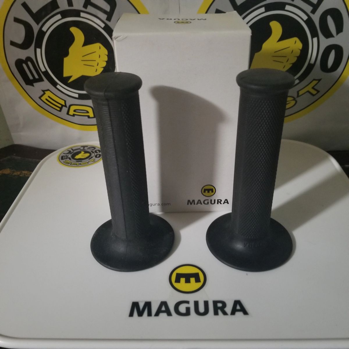 MAGURA Wide Flange Grips Diamond Pattern "oldies"