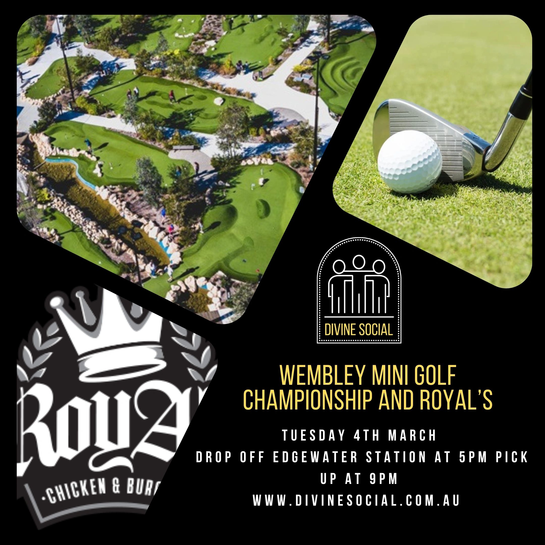 Wembley Mini Golf Championship and Dinner