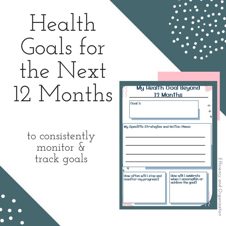 Health Goal Template/Form